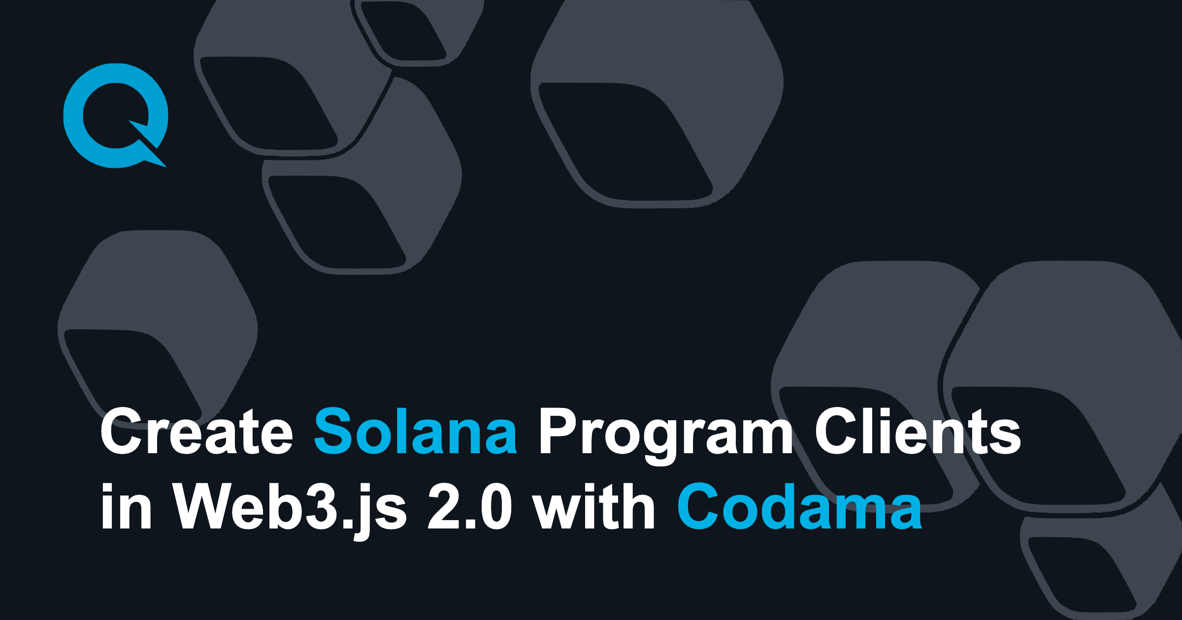 How To Create Custom Program Clients In Solana Kit With Codama Quicknode Guides